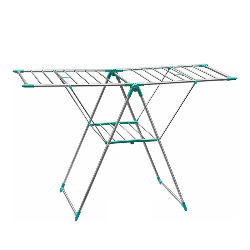 Floor-Standing Clothes Drying Rack (Double-Wing Heightened Model) from ...